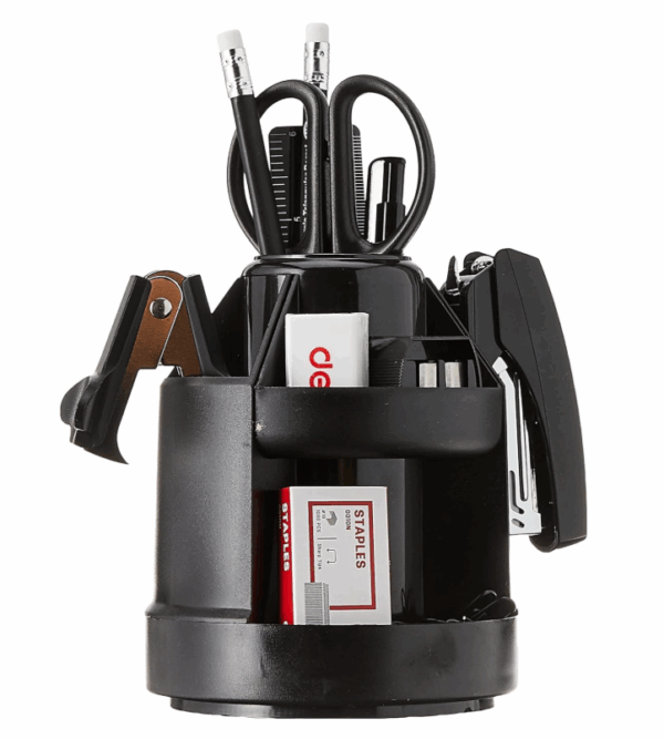 Deli 38250A Rotary Office Desk Organizer – 15 pieces – Econo Office ...